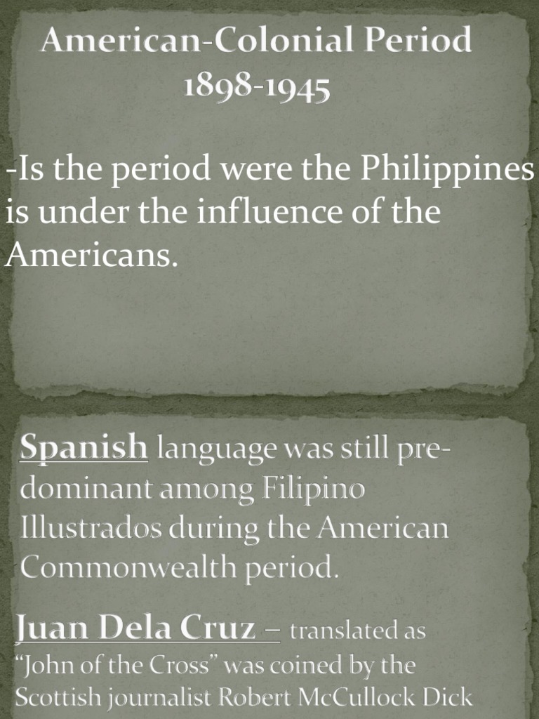 American-Colonial Period Powerpoint