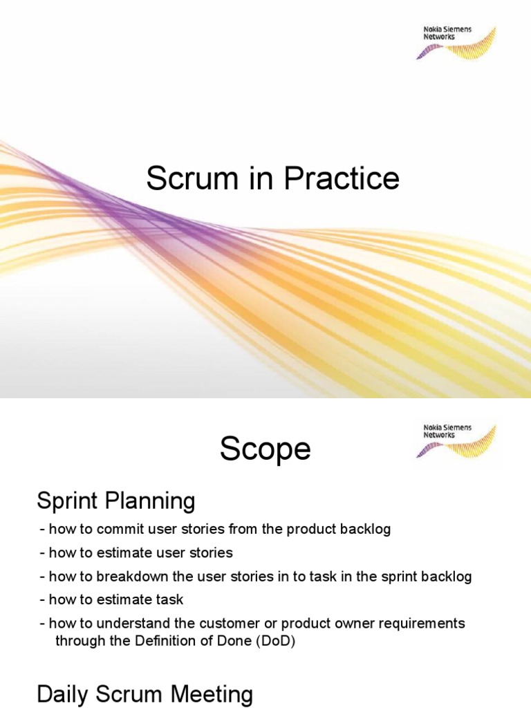 Agile Scrum in Practice | PDF | Scrum (Software Development) | Information Technology Management