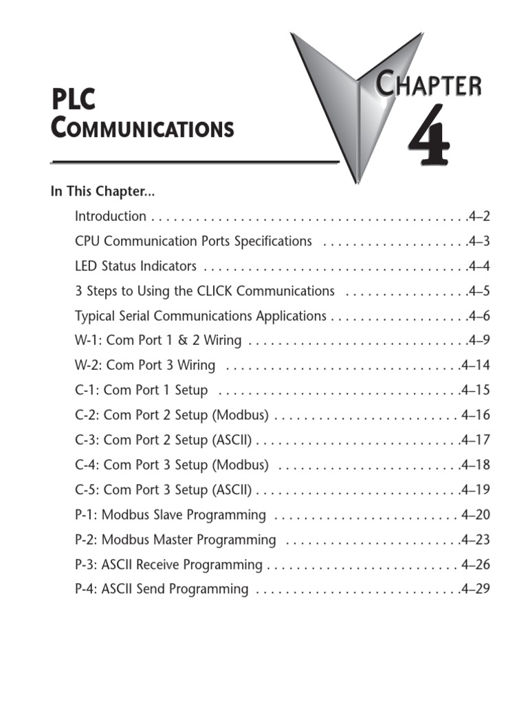 Click PLC Communication | Download Free PDF | Programmable Logic Controller | Port (Computer ...
