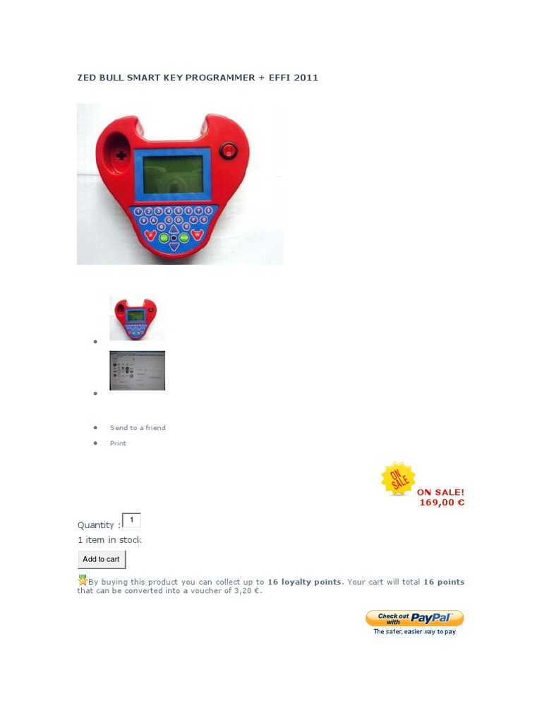 ZED BULL Smart Key Programmer | PDF | Microcontroller | Computer Engineering