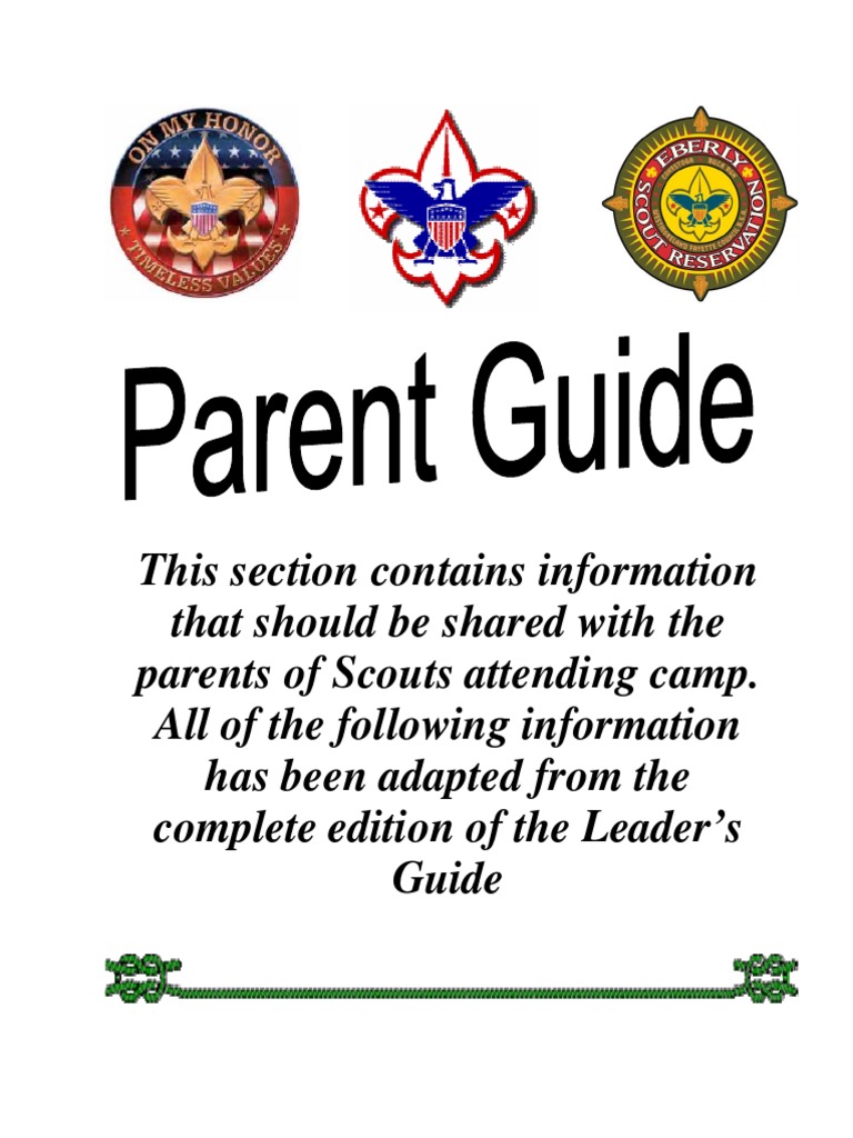 Camp Conestoga Parent Guide | PDF | Camping | Scouting