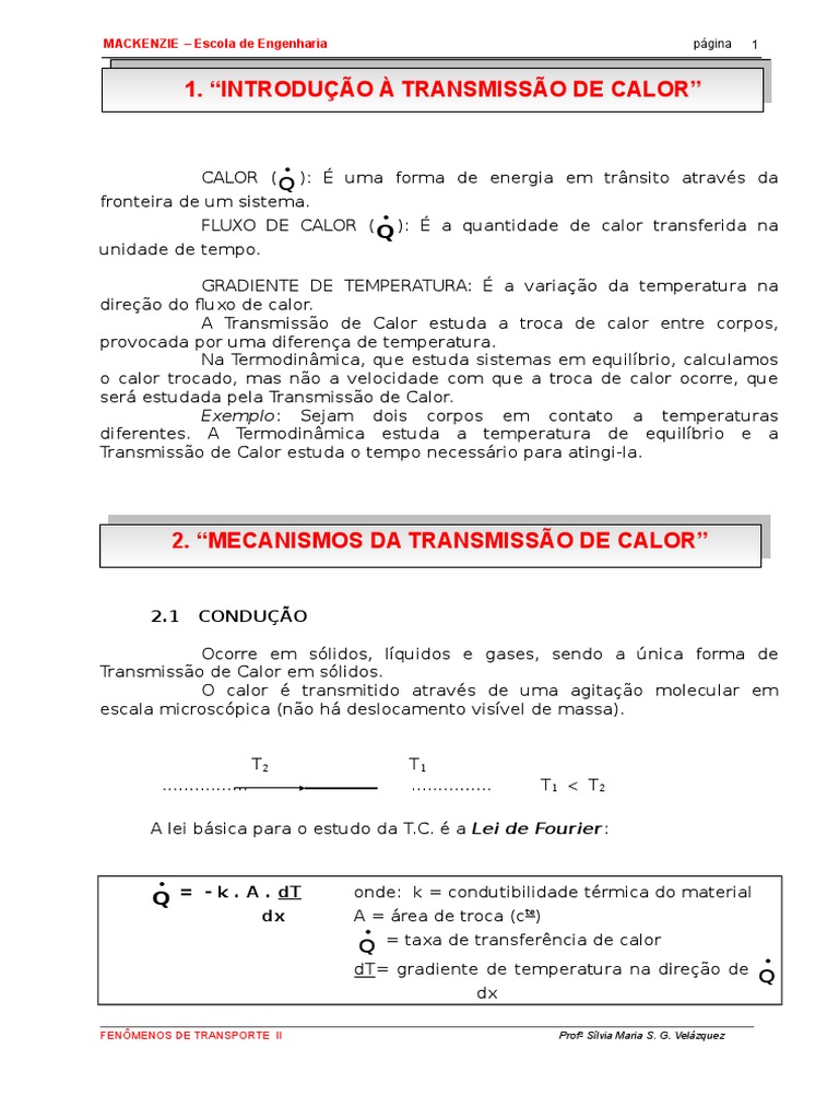 Fich Rio Fen Menos de Transporte II - Alunos - Final | PDF | Tecnologia e Engenharia