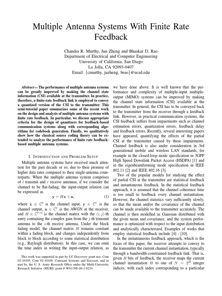 2005 10 Milcom Chanquan | PDF | Mimo | Telecommunications Engineering