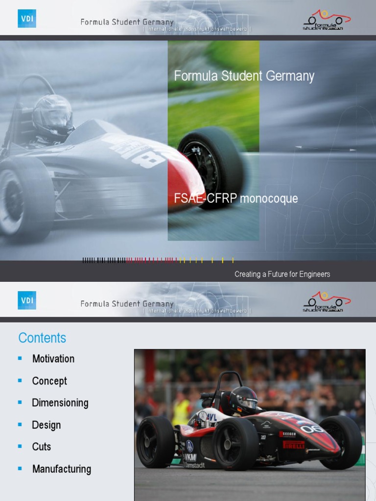 Design and Manufacturing Process of a Carbon Fiber Reinforced Plastic ...