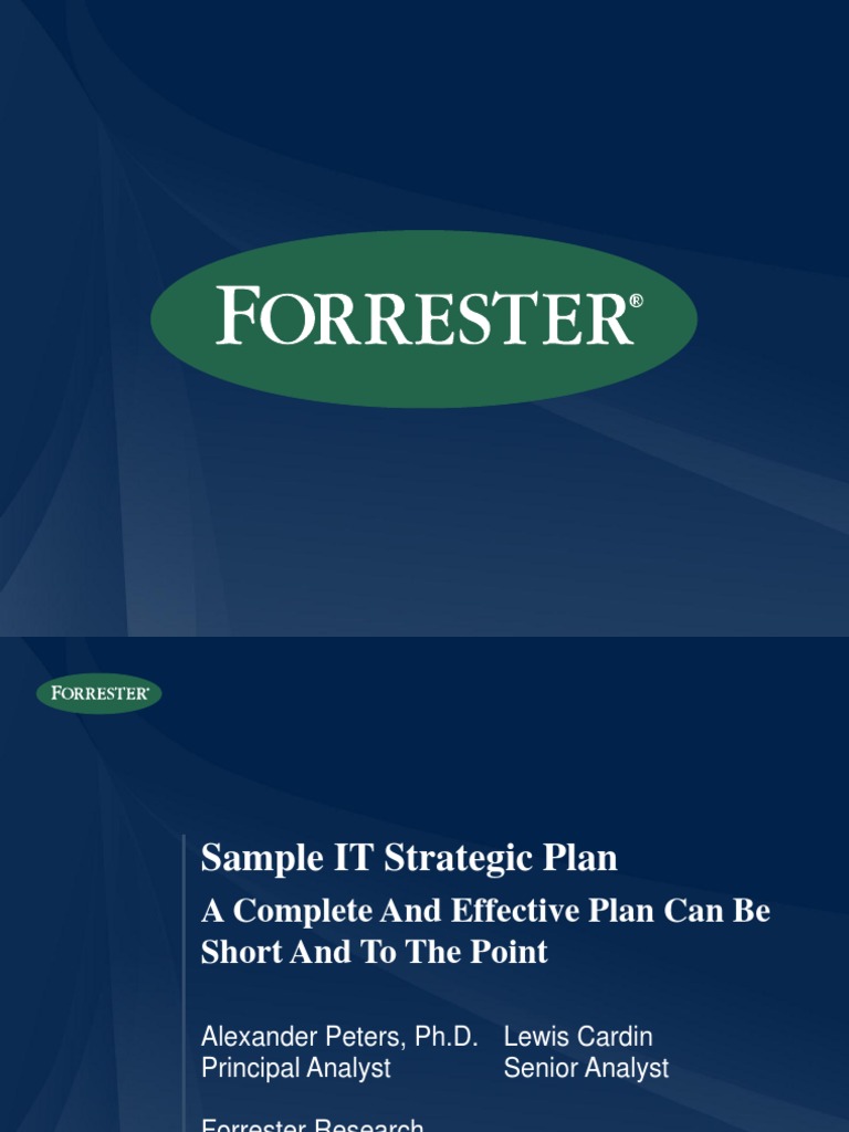 Template Strategic Plan - Sample It Strategic Plan | PDF | Strategic ...