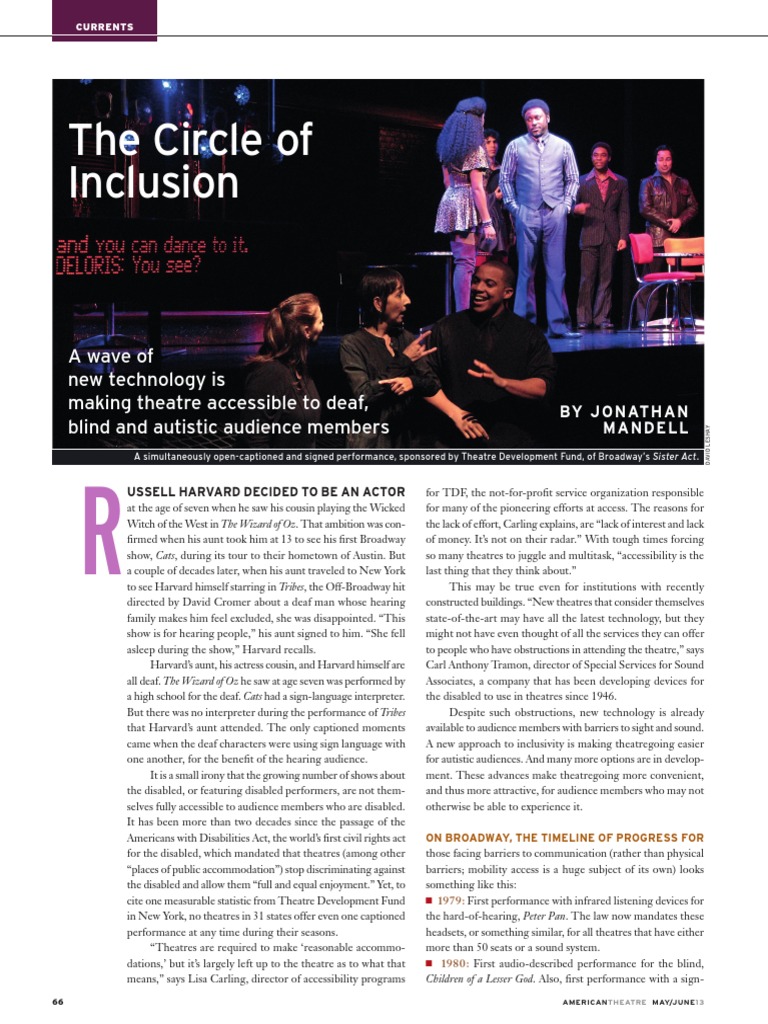 Circle of Inclusion | PDF | Theatre | Entertainment (General)