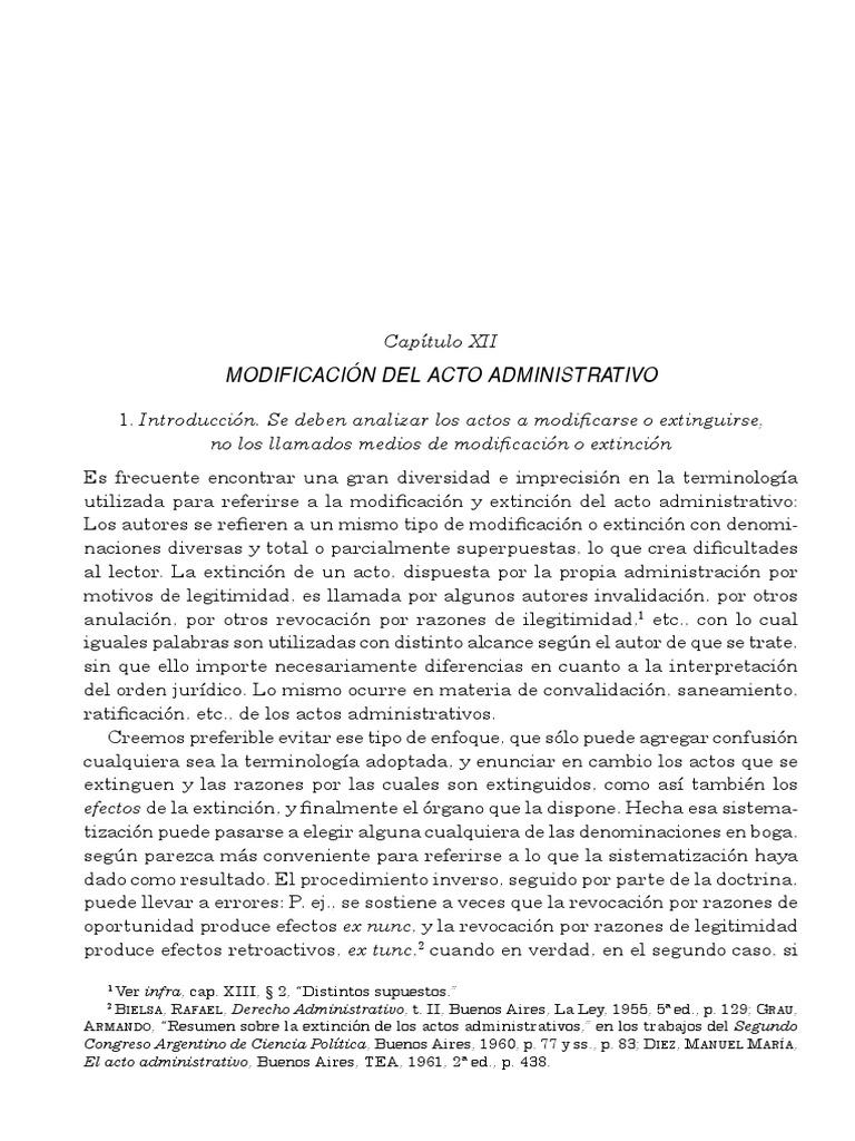Error Material Acto Administrativo PDF | PDF | Regulación | Estatuto de ...