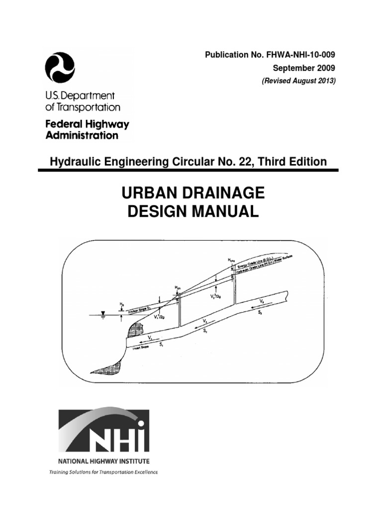 Urban Drainage Design Manual: Hydraulic Engineering Circular No. 22 ...