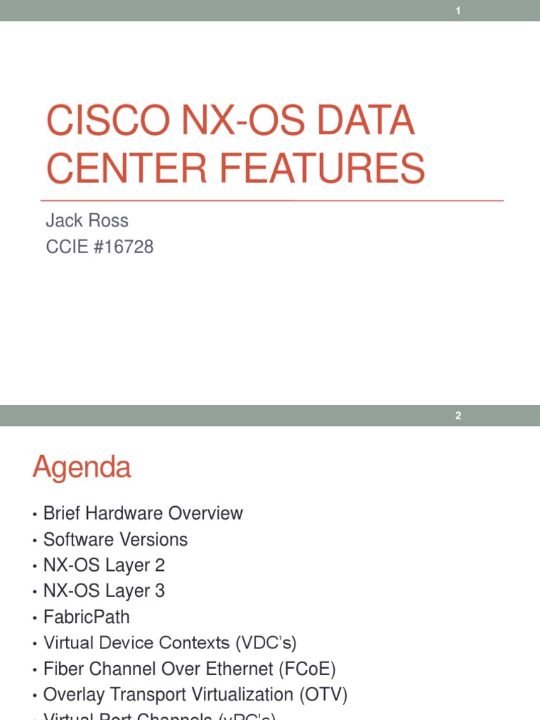 DFWCUG Cisco Nexus and How It Differs From Catalyst 6500 | PDF ...