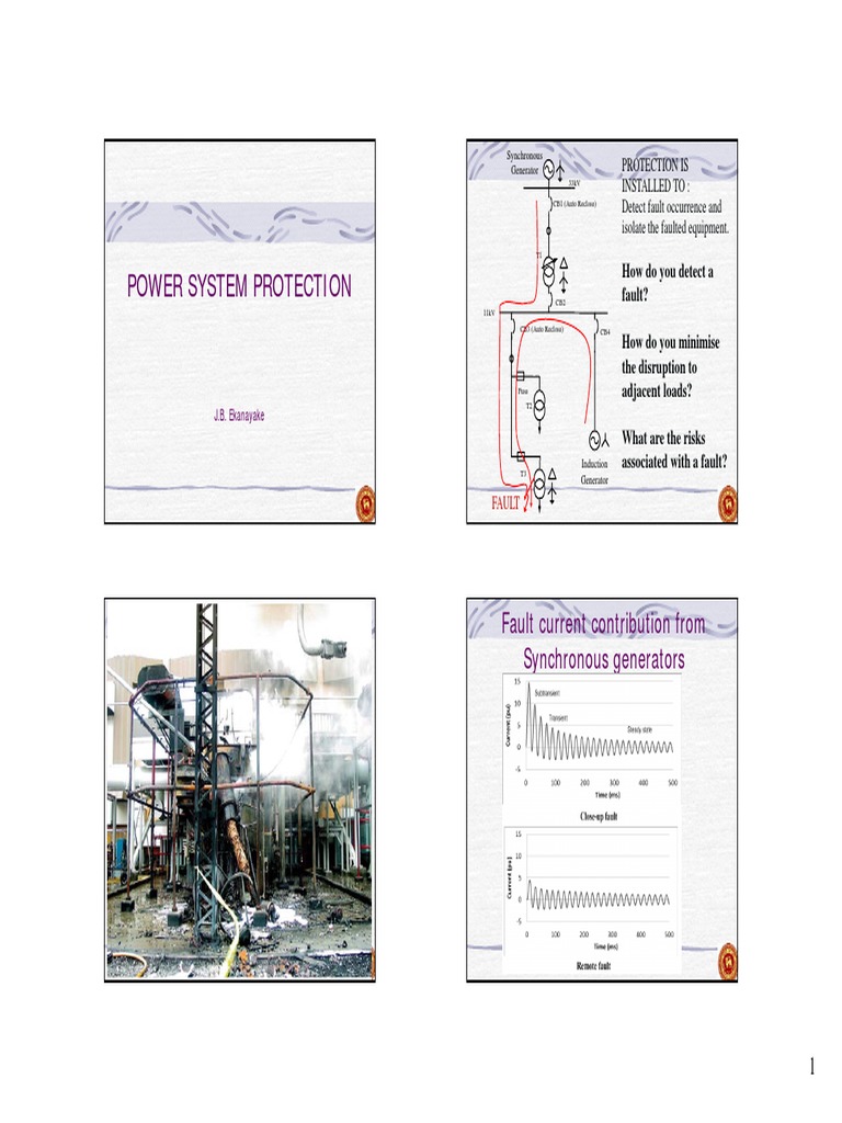 Power System Fault Protection Guide | PDF | Electric Power Distribution ...