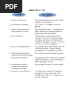 Improving Your Ability To Say No DBT Worksheet | PDF | Dialectical ...