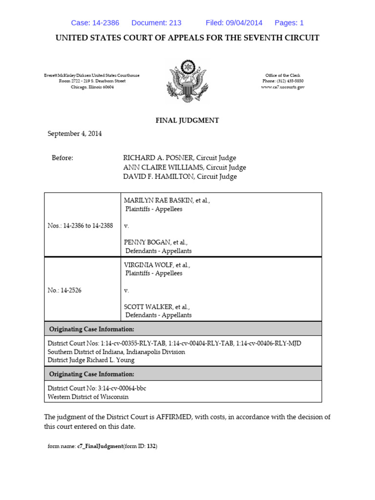 United States Court of Appeals For The Seventh Circuit | PDF | Law