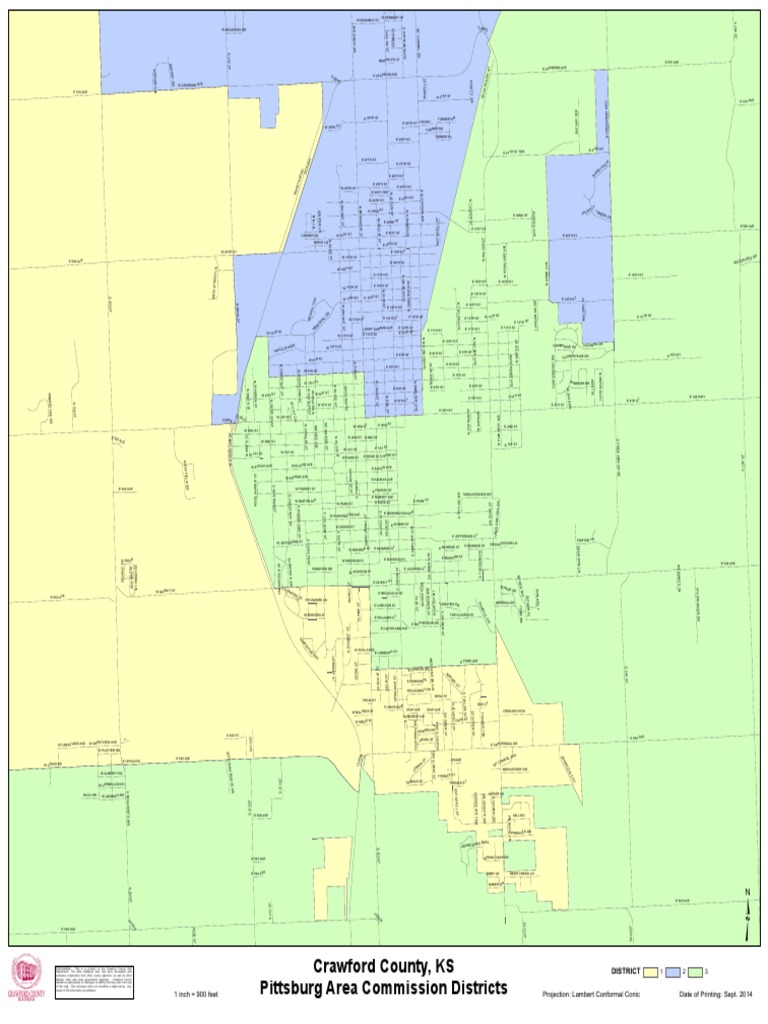 Pittsburg Area Commission Districts Map | PDF | Visualization (Graphics ...