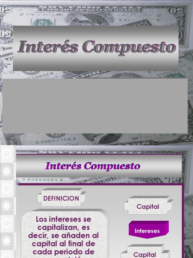 Interés Compuesto en Matemática Financiera | PDF | Interés compuesto ...