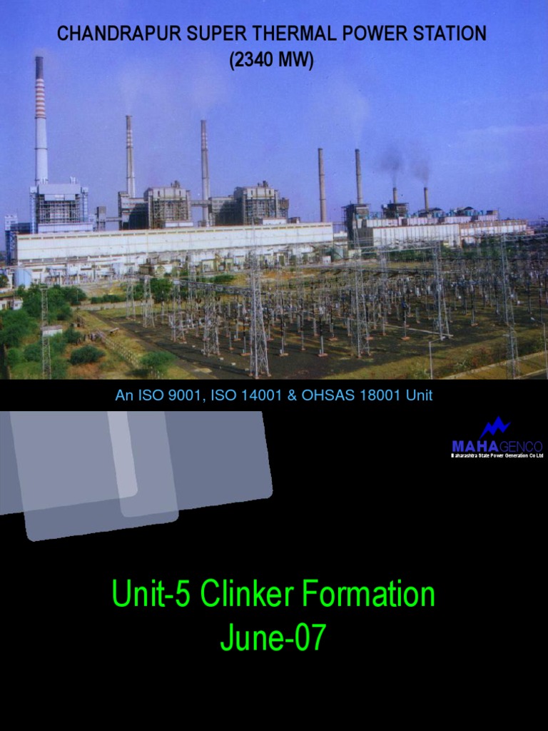 Report on Unit-5 Clinker Formation | Coal | Furnace