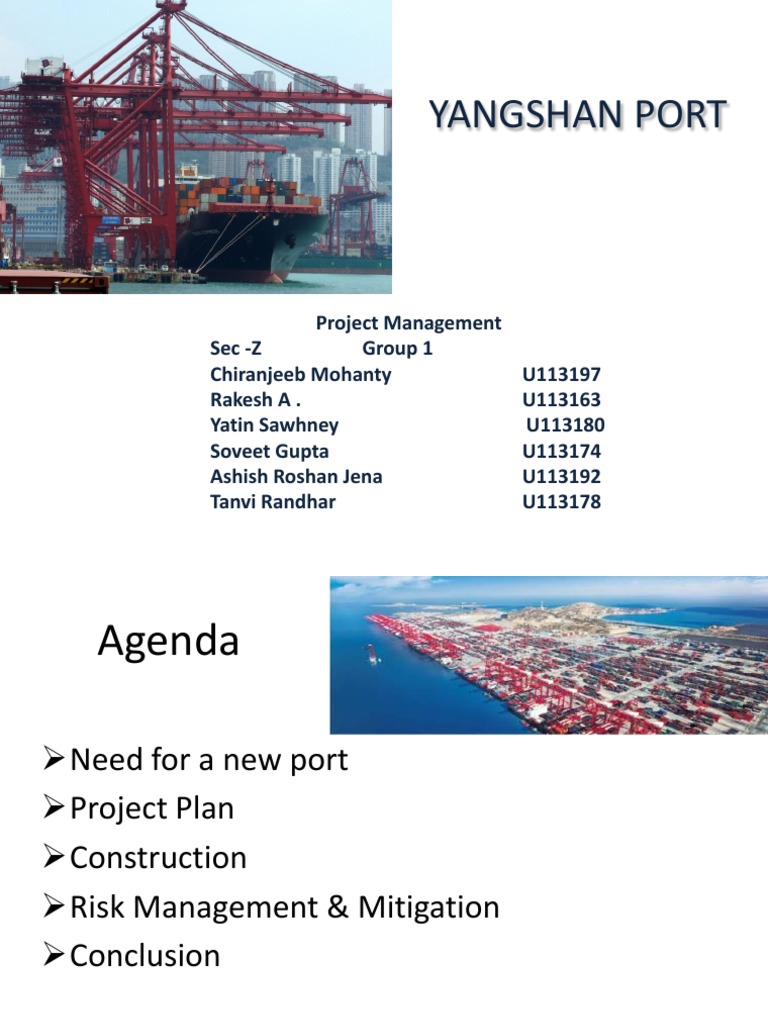 Yangshan Port Project Management | PDF | Shanghai | Port