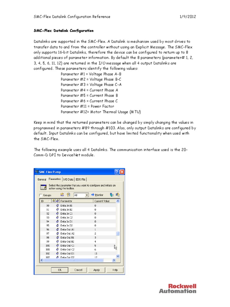 SMC Flex With Datalinks - D735 Devicenet - Option | PDF | Parameter (Computer Programming ...