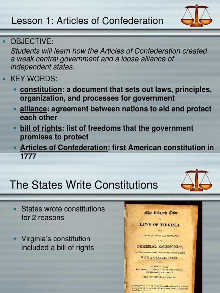 Lesson1artofconfed 101118185816 Phpapp01 | PDF | Constitutional ...