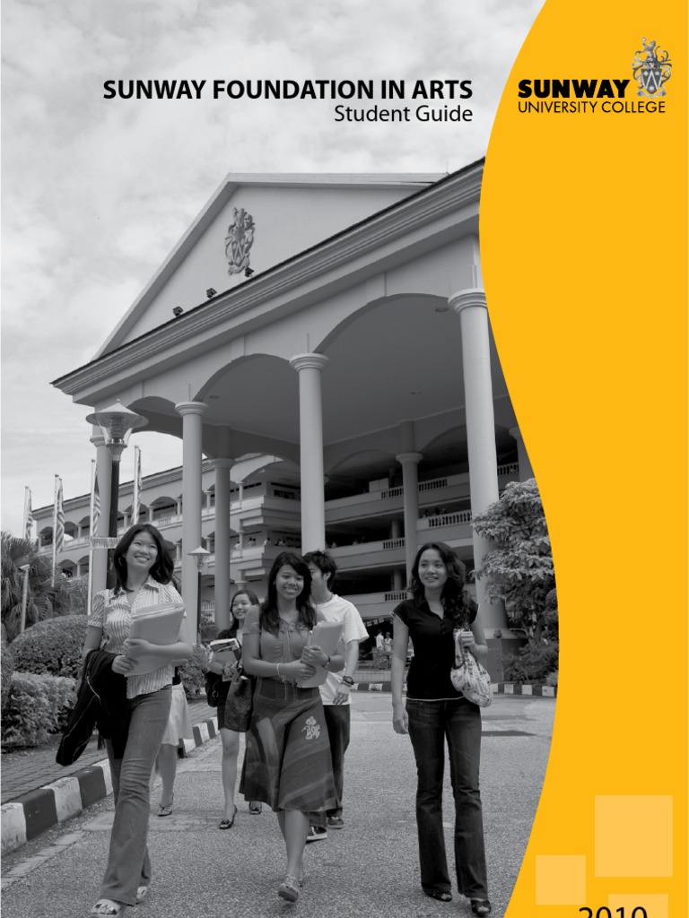 Sunway University College Foundation in Arts Student Guide 2010 | PDF ...