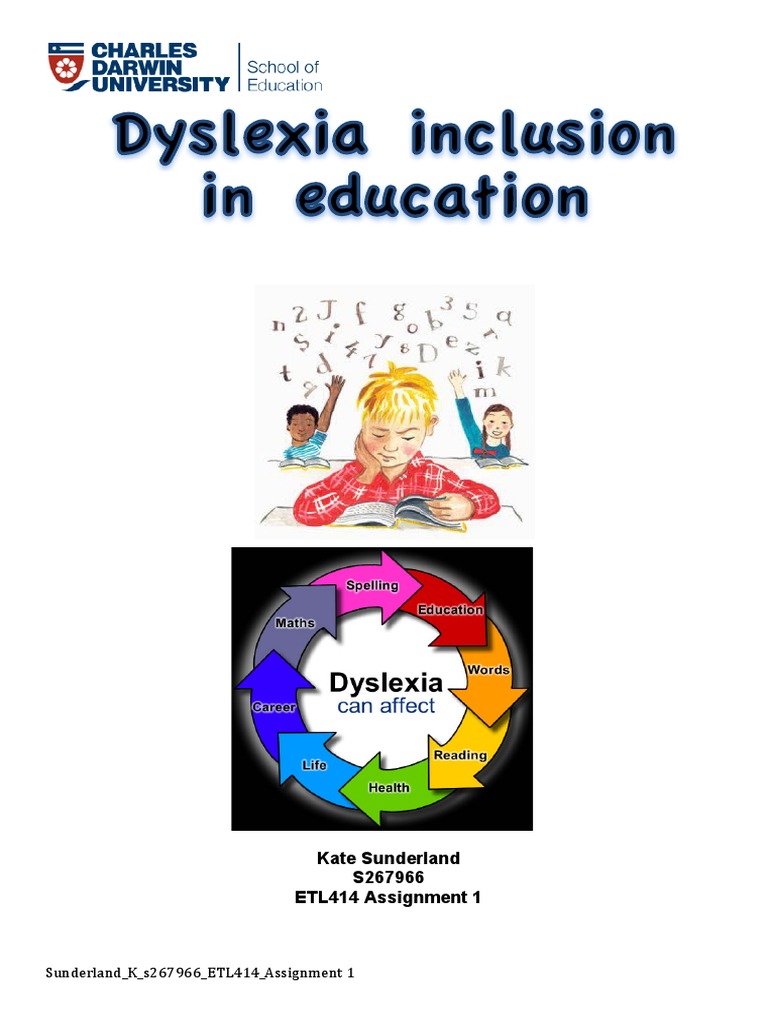 Sunderland K s267966 Etl414 Assignment 1 | PDF | Dyslexia | Reading ...