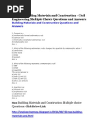 Civil Questions and Answers-Building-Construction PDF | PDF | Truss ...