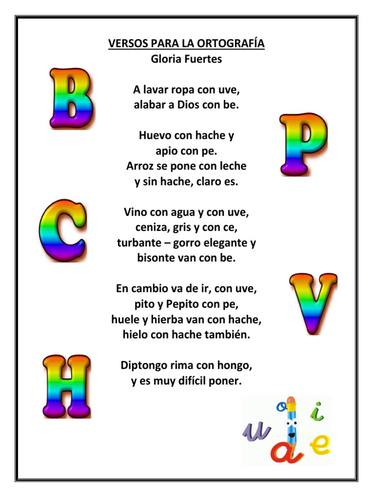 Texto Poema El Abecedario | PDF