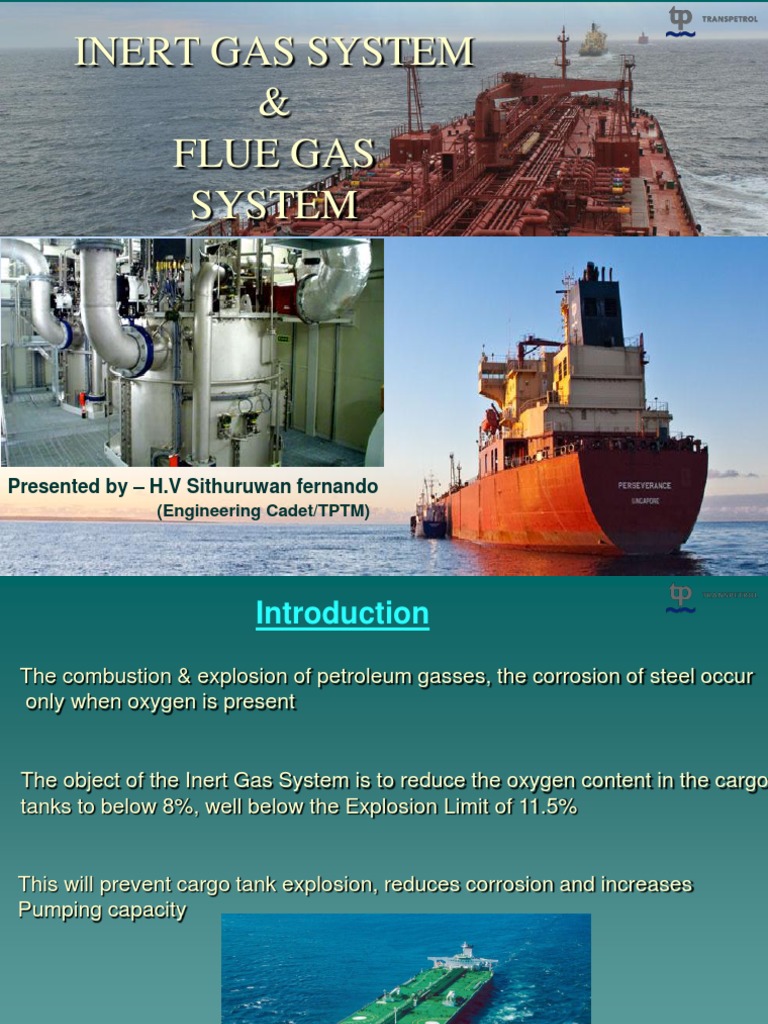 Inert Gas System | Oil Tanker | Valve
