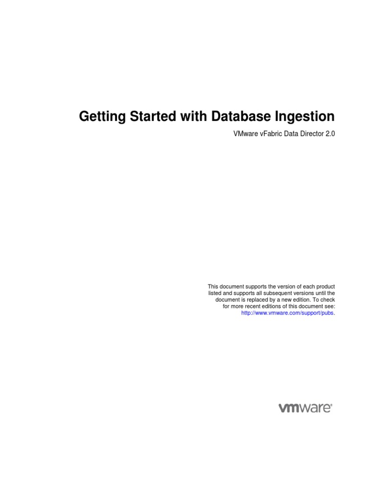Database Ingestion Guide Pdf Oracle Database Databases
