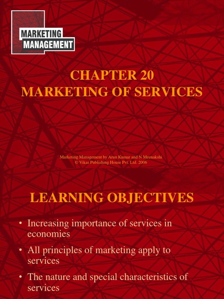 CHAPTER 20 Service Marketing | PDF | Business
