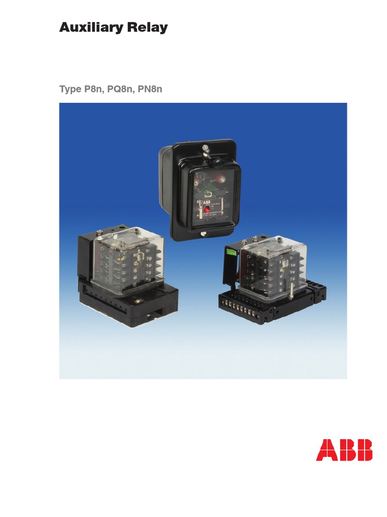 Instantaneous Relay PQ8nCH2JS | PDF | Relay | Components