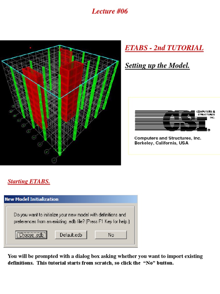 ETABS Model | PDF | Button (Computing) | Dialog Box
