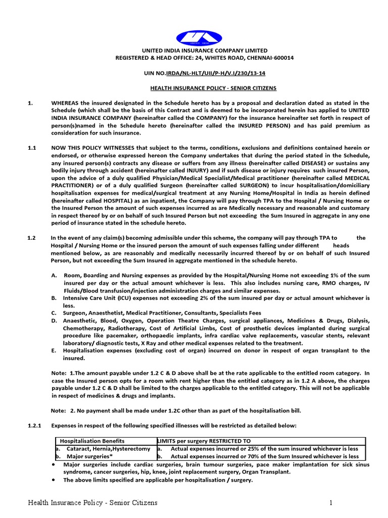 Senior Citizen Policy_0 (1) | Physician | Insurance