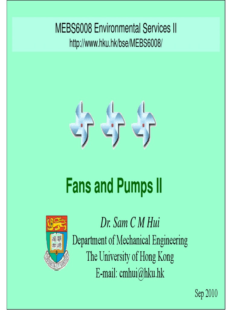 Fan Basics | PDF | Duct (Flow) | Mechanical Fan