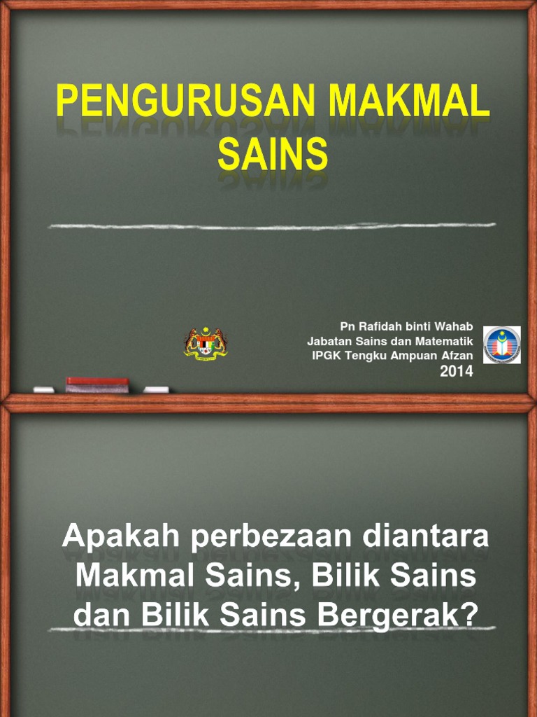 Pengurusan Makmal Sains | PDF