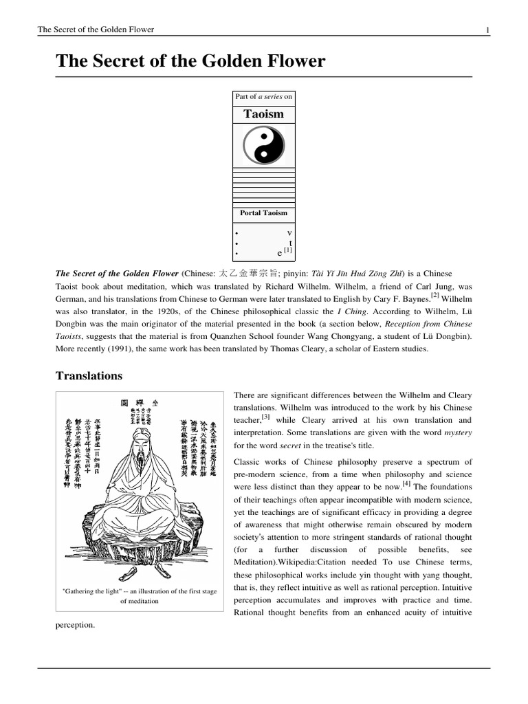 The Secret of the Golden Flower Explained | PDF | East Asian Religions ...