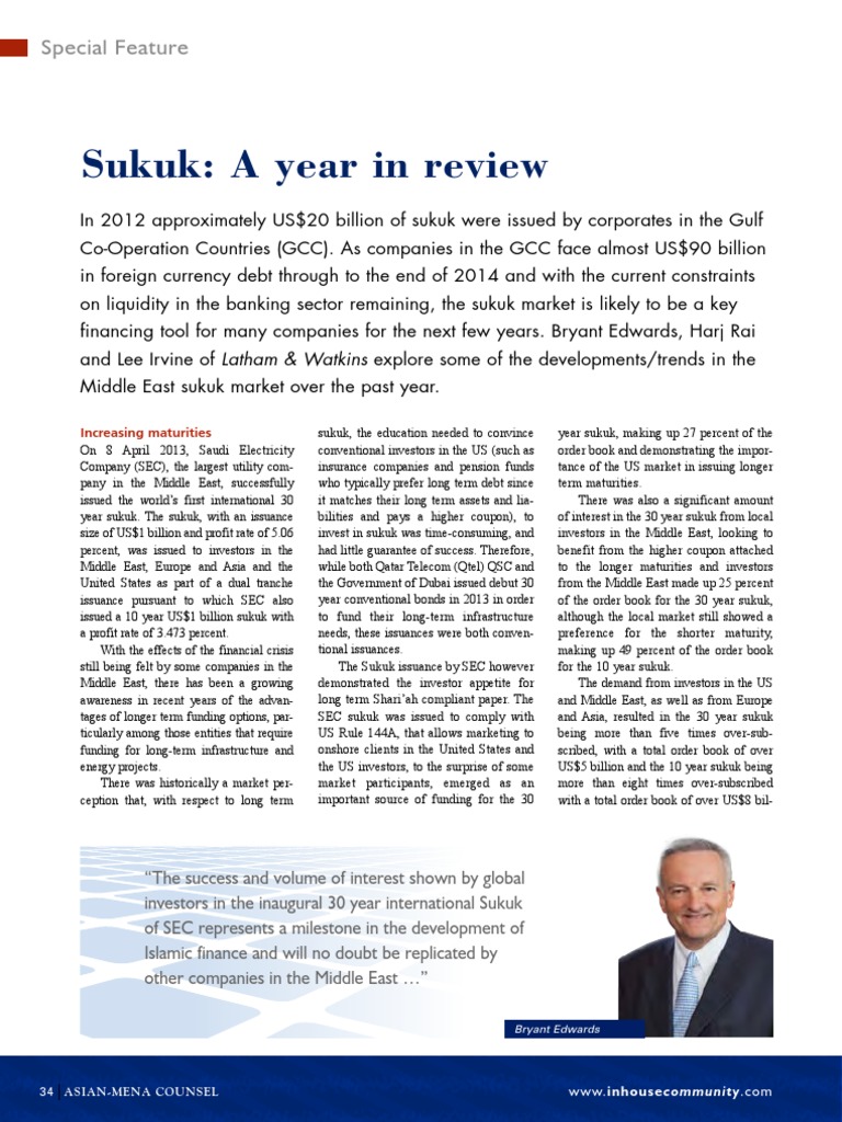 Sukuk Year in Review | PDF | Securitization | Yield (Finance)