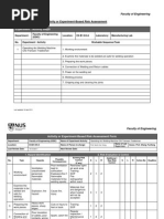 Hot Work Risk Assessment and Permit | PDF | Fires | Risk Assessment