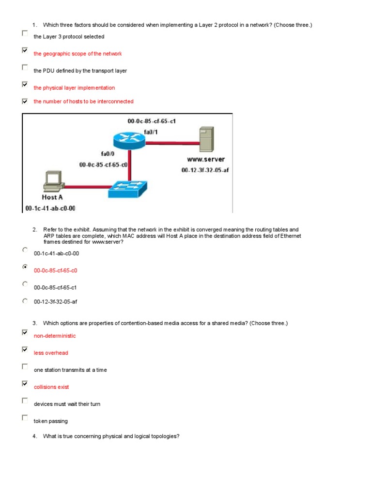 Ccna Cisco Network Fundamentals Assessment 7 Network Topology