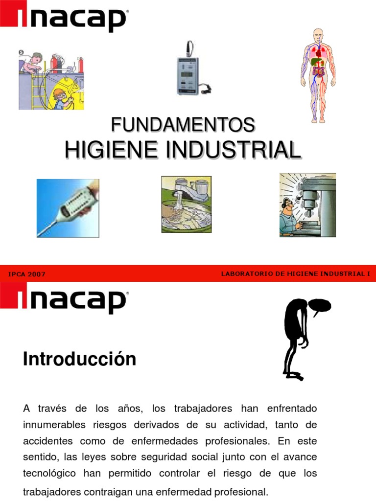Fundamento de Higiene Industrial | PDF | Seguridad y salud ocupacional | Contaminación