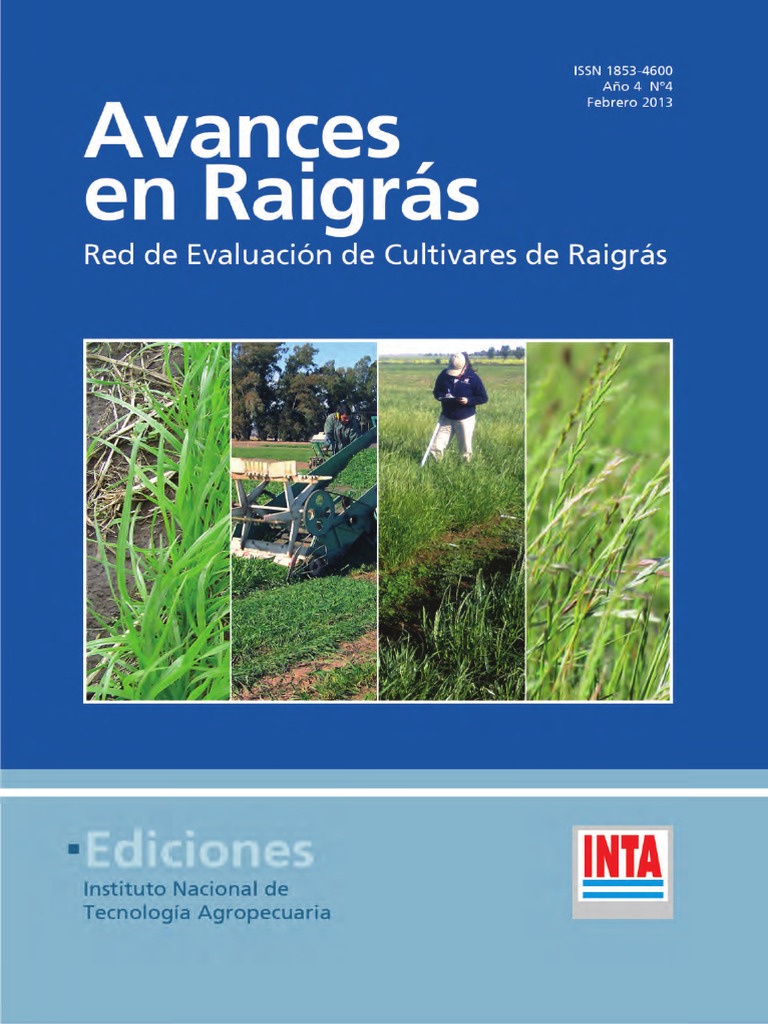 INTA Avances Raigras 4 | PDF | Siembra | Science