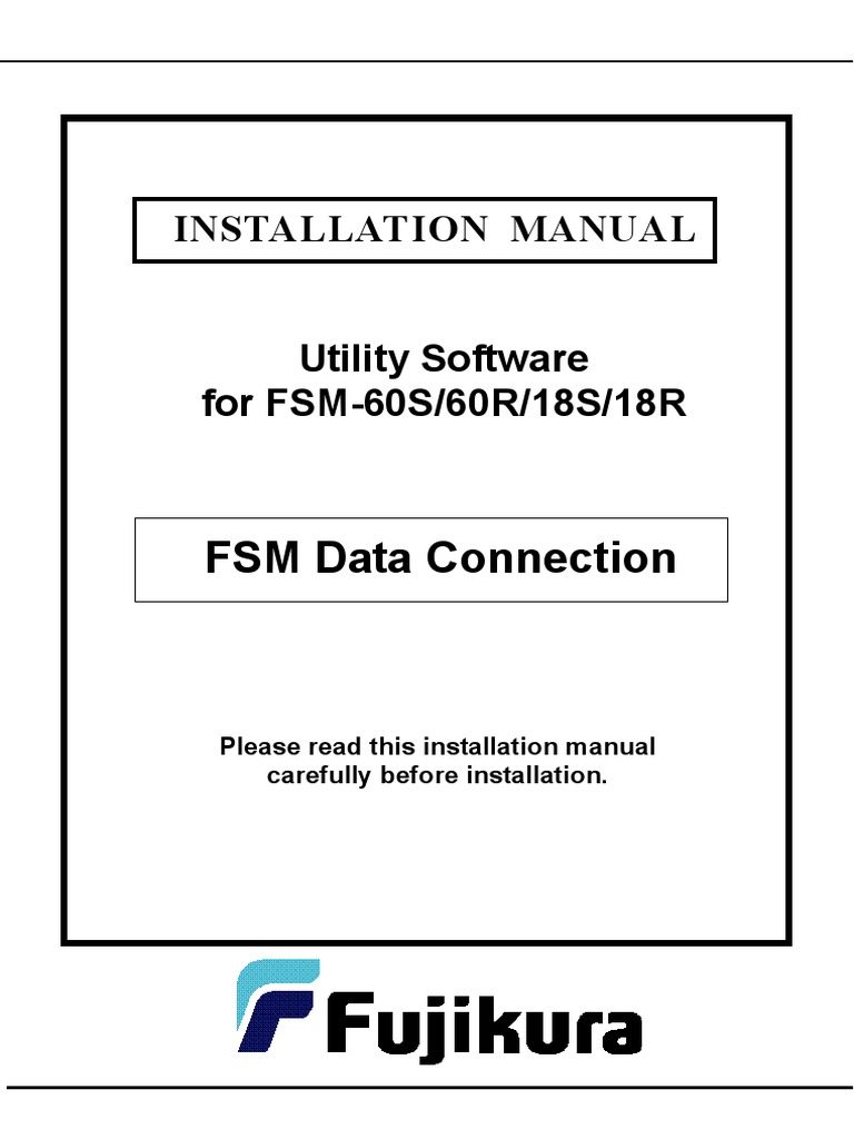 Install FSM Data Connection Software | PDF | Installation (Computer ...