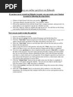 Quizstar Student Tutorial PDF | PDF | Quiz | User (Computing)