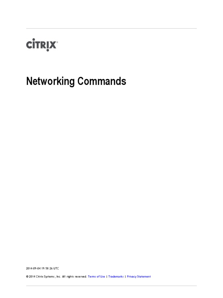Network Command Line | PDF | I Pv6 | Ip Address