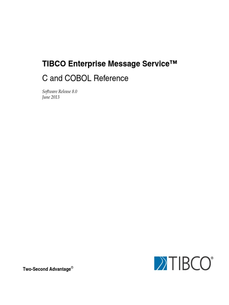 Tib Ems C and Cobol Ref | PDF | Enterprise Java Beans | License
