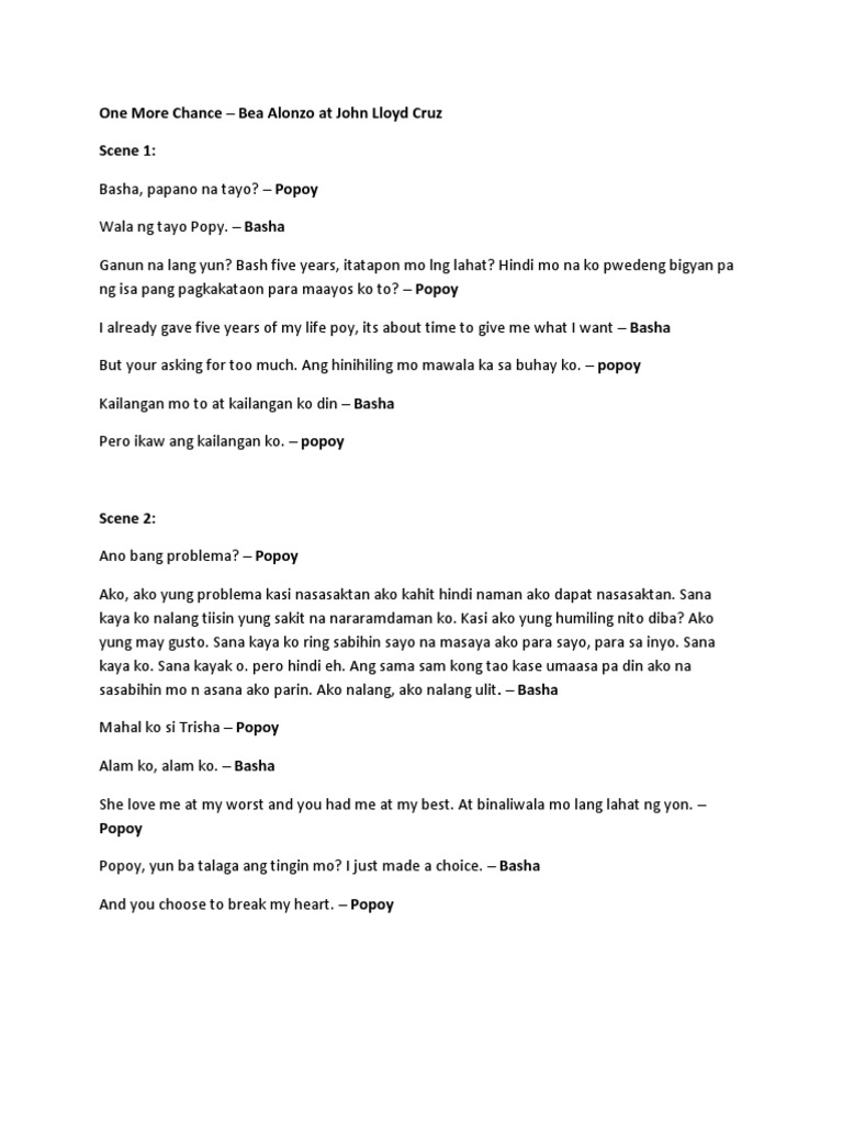 One More Chance | PDF