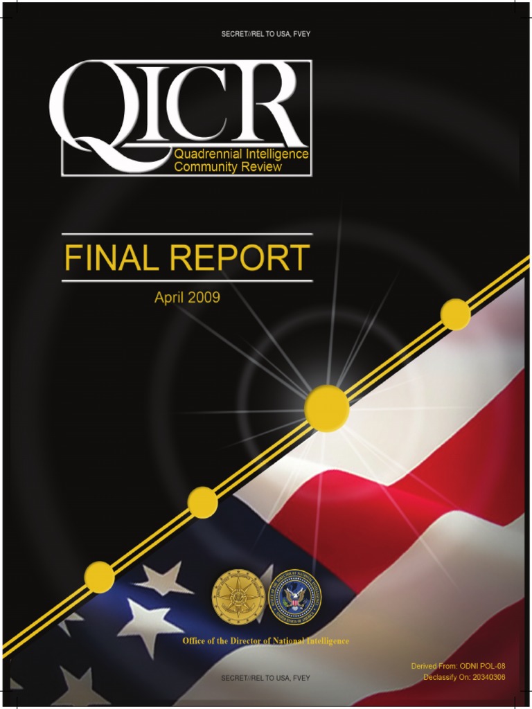 (SECRET) ODNI Quadrennial Intelligence Community Review (April 2009 ...