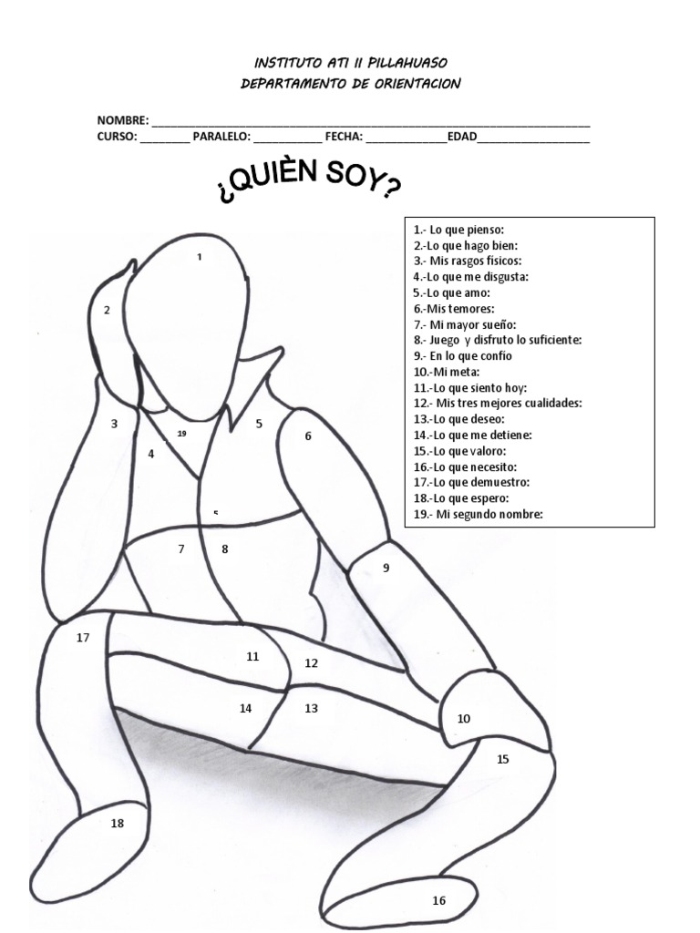 Test Quien Soy Yo | PDF | Relaciones personales, crianza y desarrollo ...