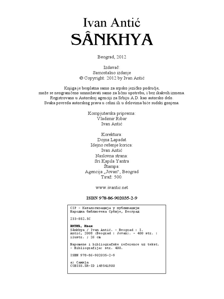 Sankhya | PDF