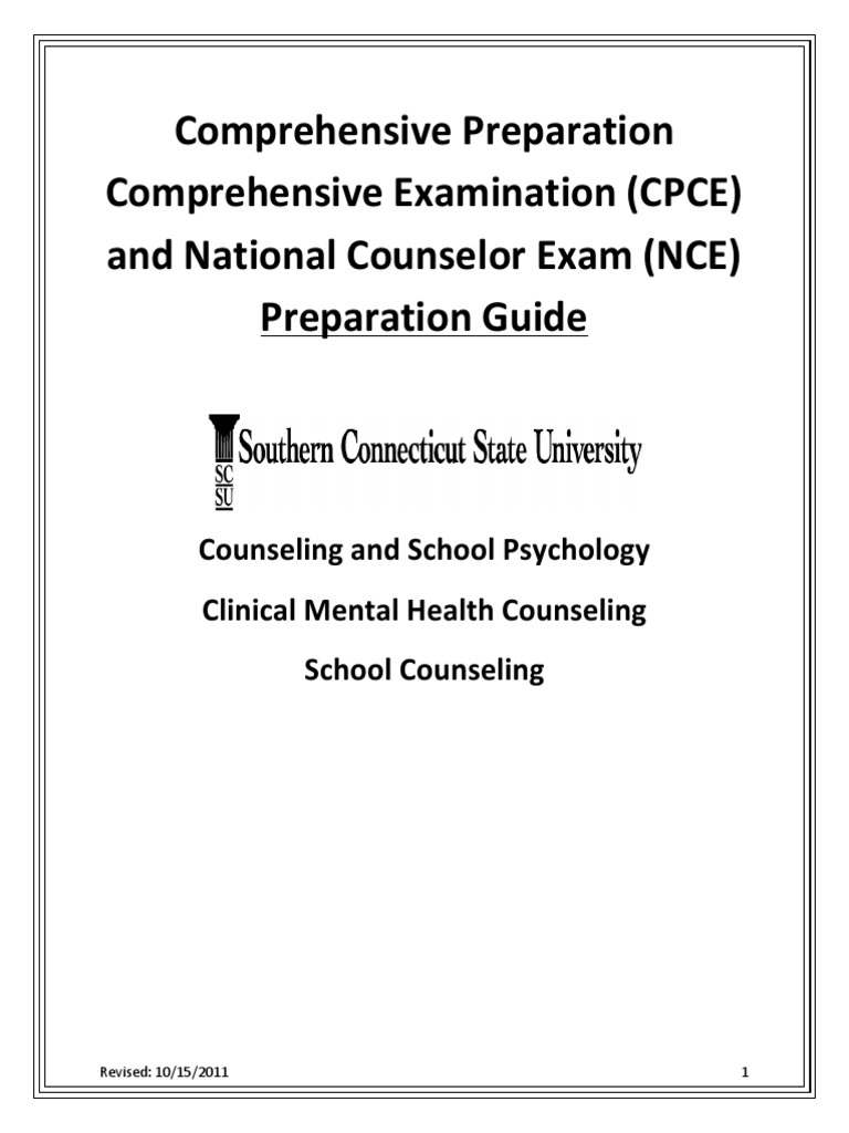 Cpce Nce Prep Guide | PDF | Educational Psychology | Psychology