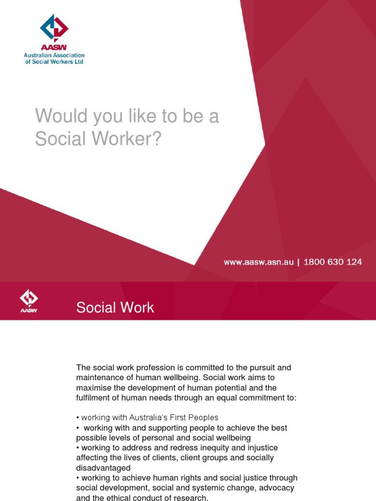 Powerpoint - What Is A Social Worker | PDF | Social Work | Community
